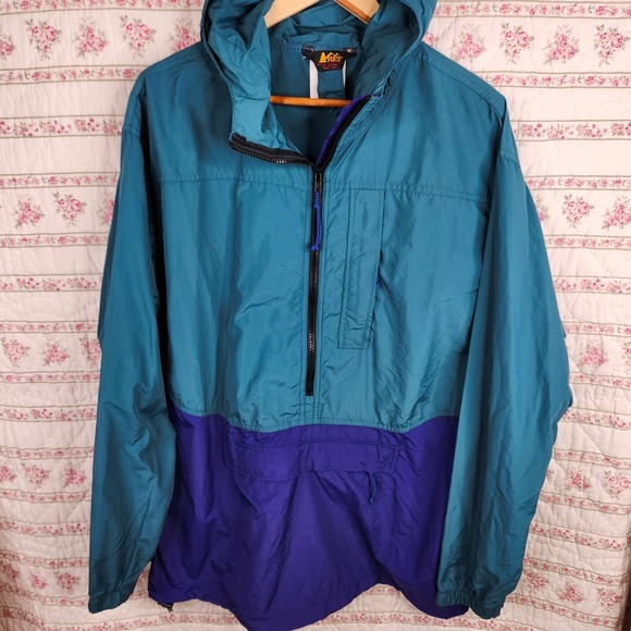 REI | Jackets & Coats | Vintage Rei Color Block Anorak Jacket Pullover ...